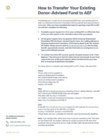 Forms, Docs, & Preferences | American Endowment Foundation